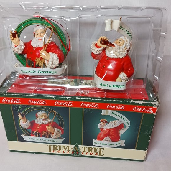 Coca Cola | Holiday | 992 Cocacola Santa Claus Ornament | Poshmark